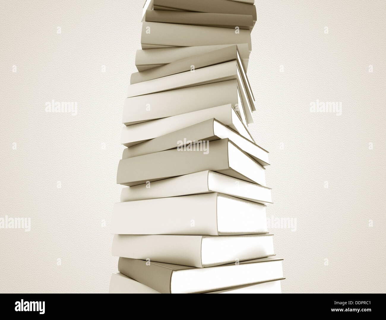 Books stacked in a spiral shape large resolution image Stock Photo - Alamy