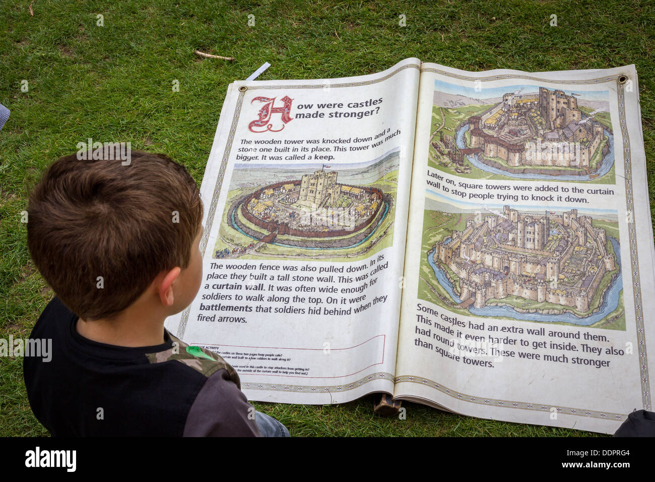 Boy reading story book hi-res stock photography and images - Alamy