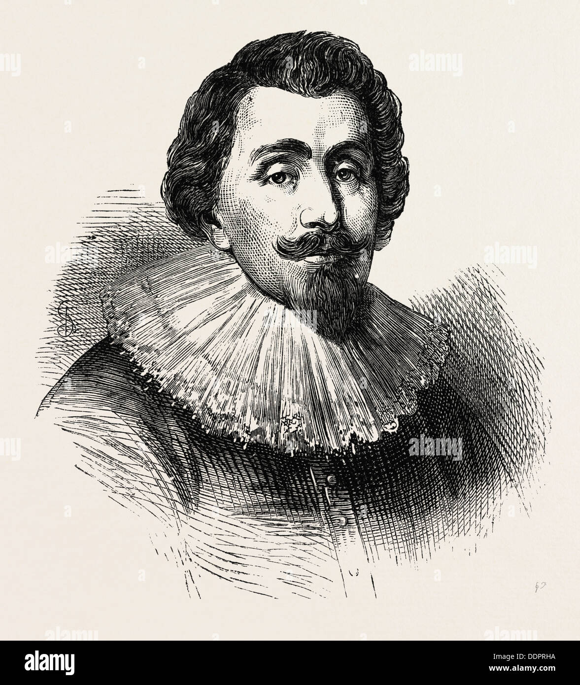 CECIL, SECOND LORD BALTIMORE, 1870s engraving Stock Photo - Alamy