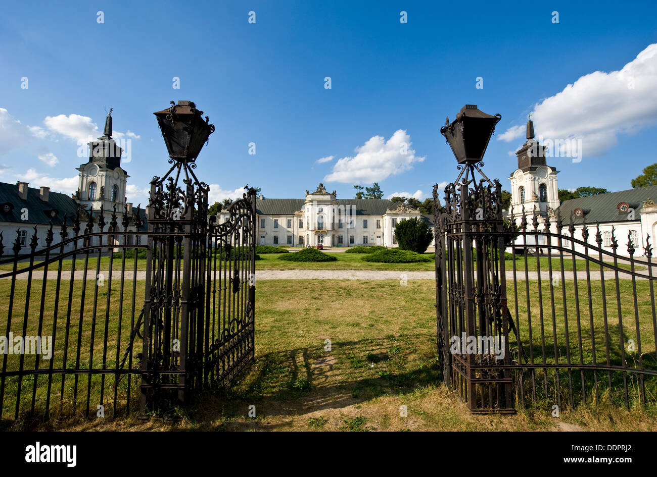 Potocki Palace in Radzyń Podlaski, a town in eastern Poland, built in ...