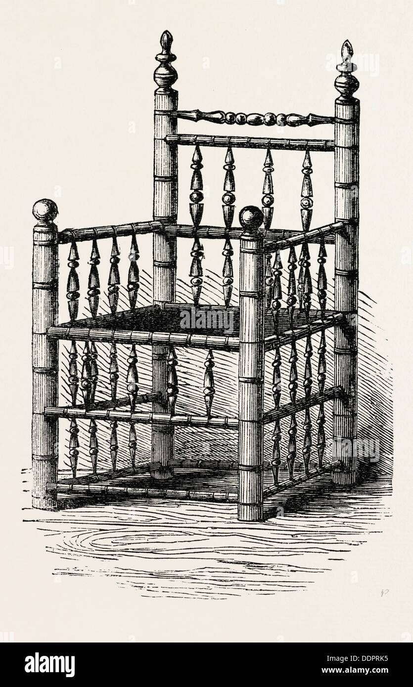 BREWSTER'S CHAIR, PRESERVED AT PILGRIM HALL, NEW PLYMOUTH, UNITED ...