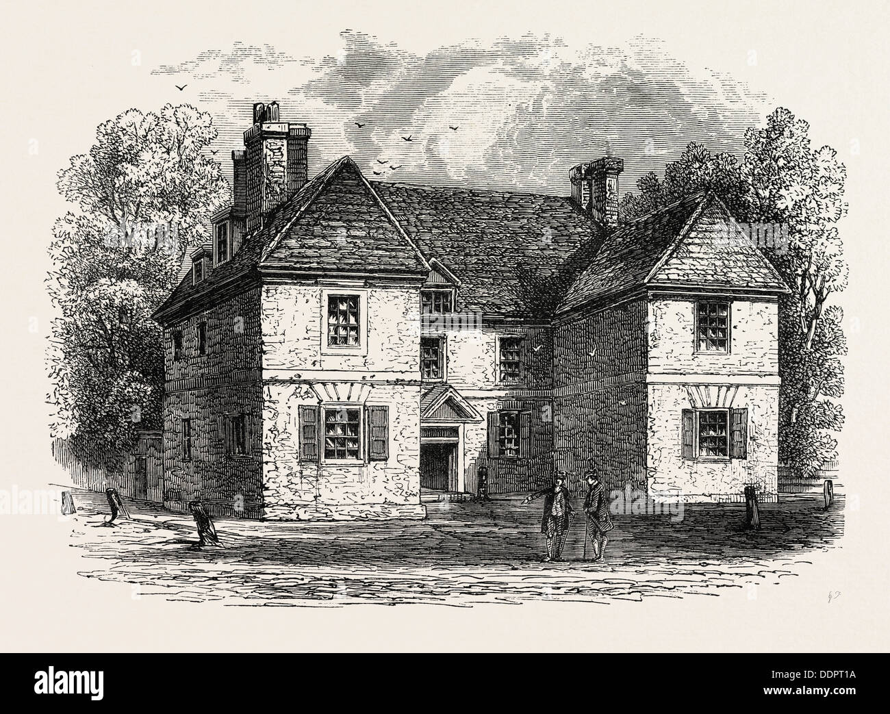 PENN'S HOUSE, PHILADELPHIA, UNITED STATES OF AMERICA, US, USA, 1870s ...