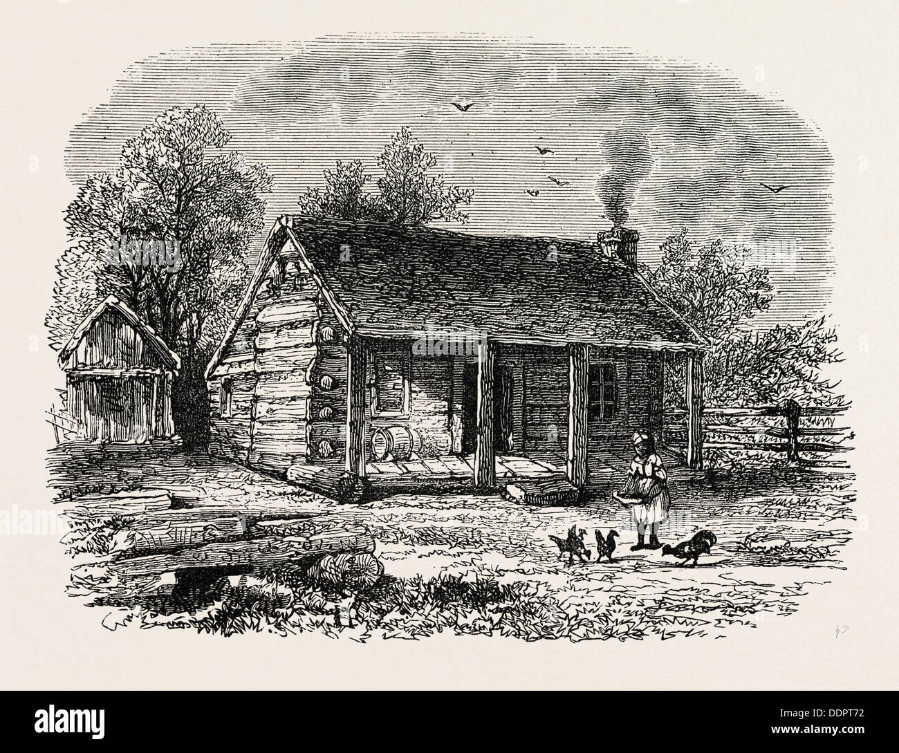 EARLY HOME OF ABRAHAM LINCOLN, GENTRYVILLE, INDIANA, UNITED STATES OF ...