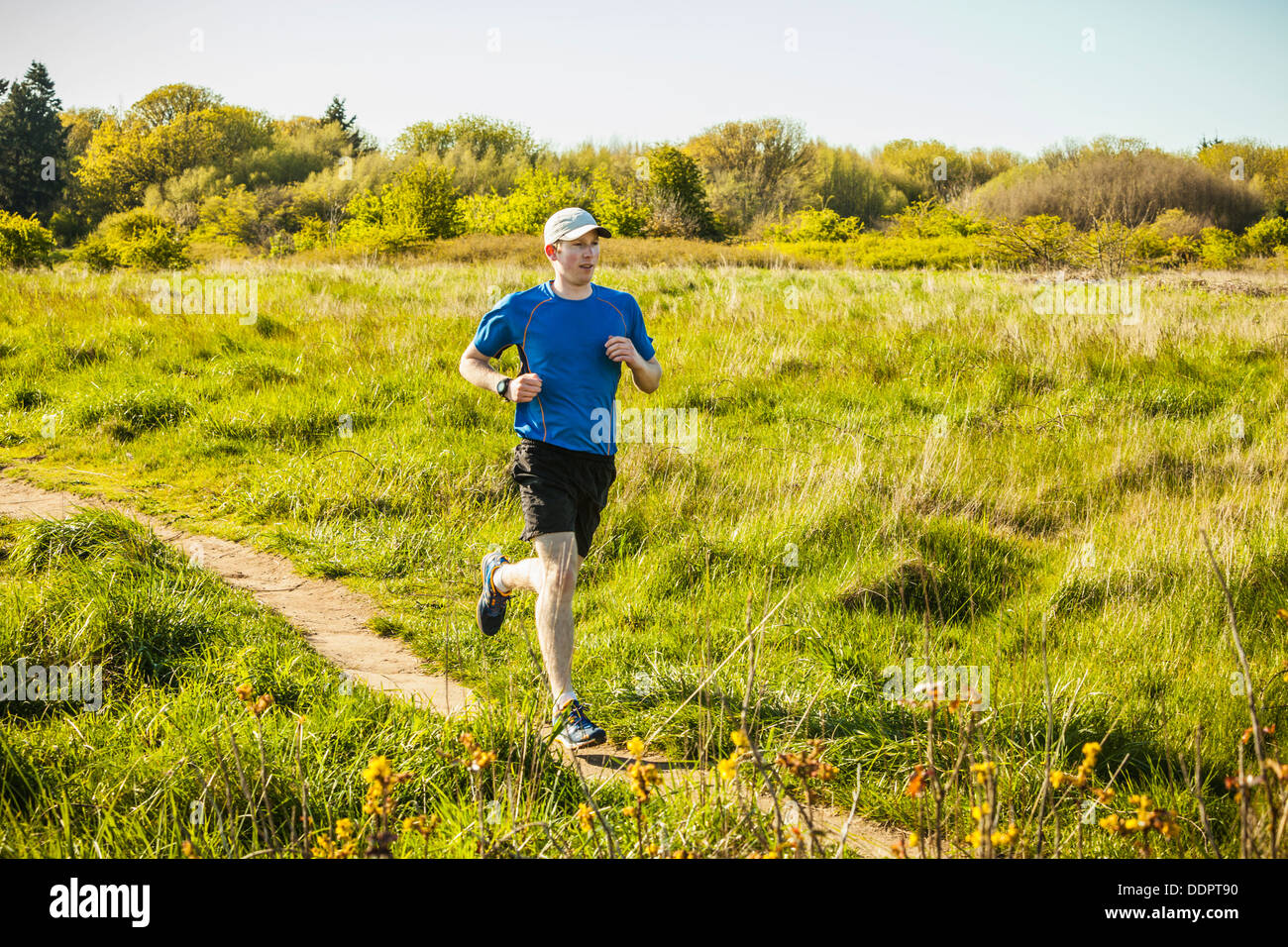 Jogging males hi-res stock photography and images - Alamy