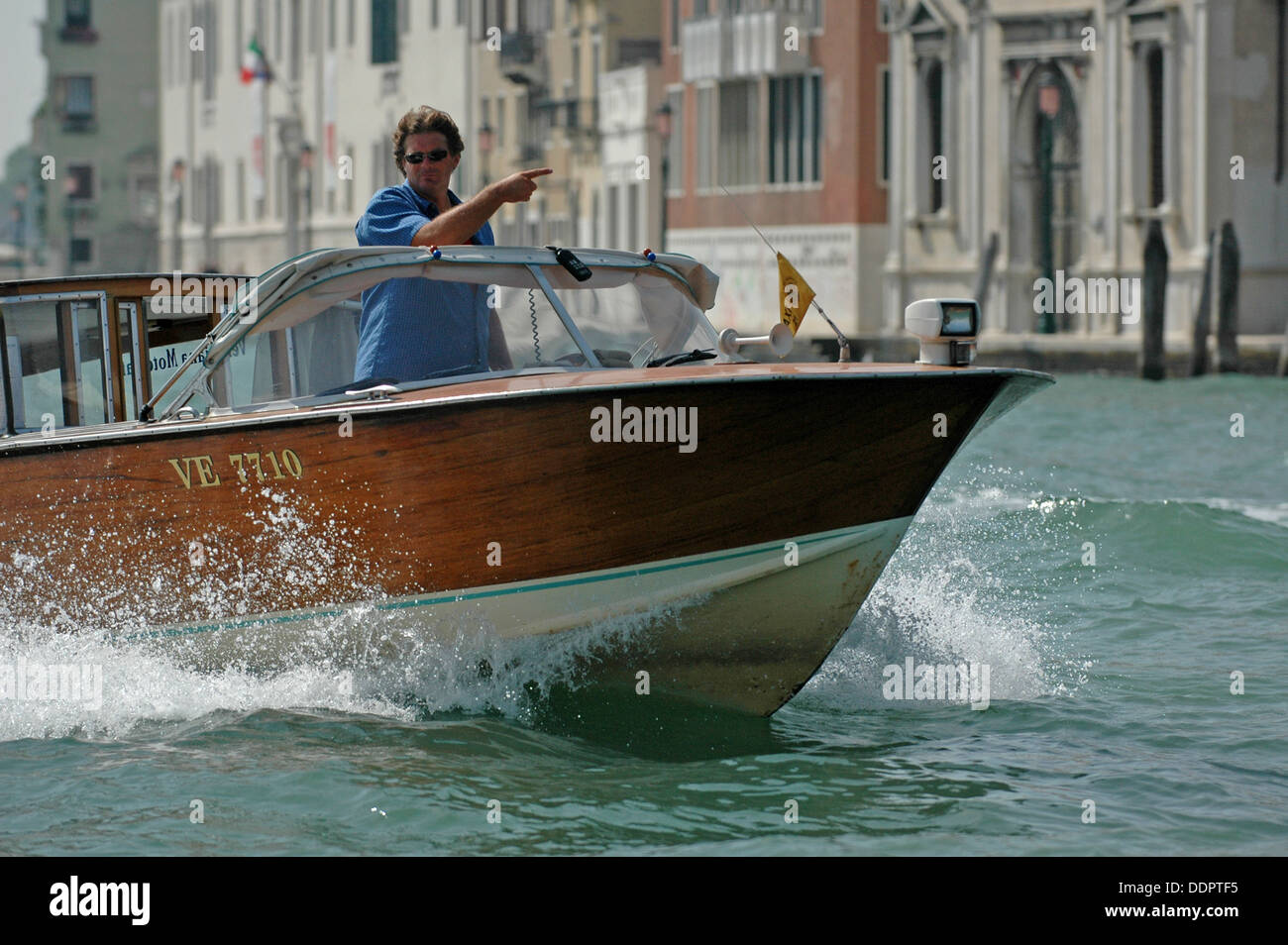 Water Taxi in Venice Stock Photo - Alamy
