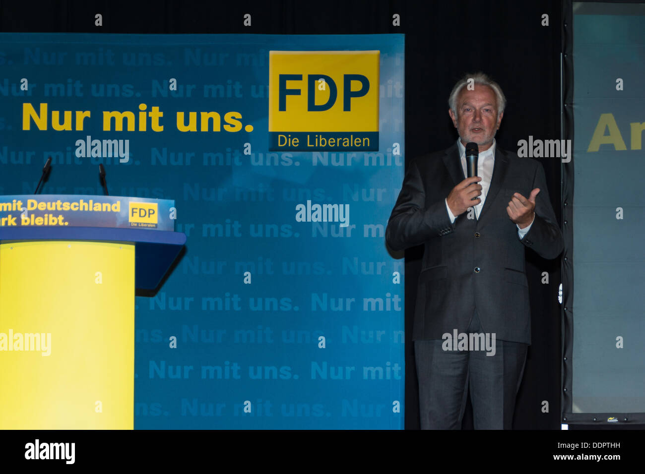 The famous FDP politician and parliamentary candidate Wolfgang Kubicki ...