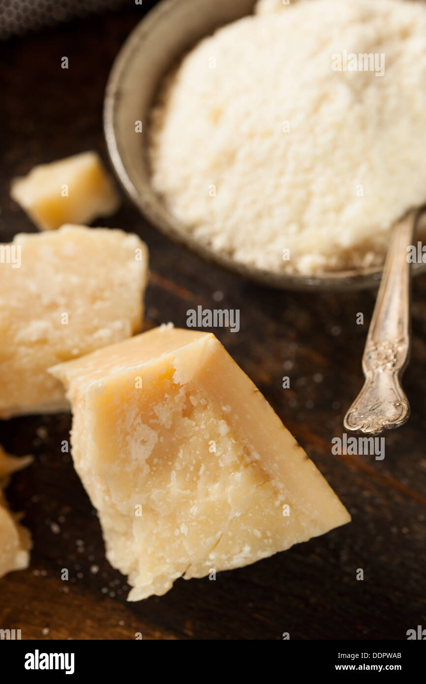 Gourmet Organic Parmesan Cheese on a Background Stock Photo - Alamy