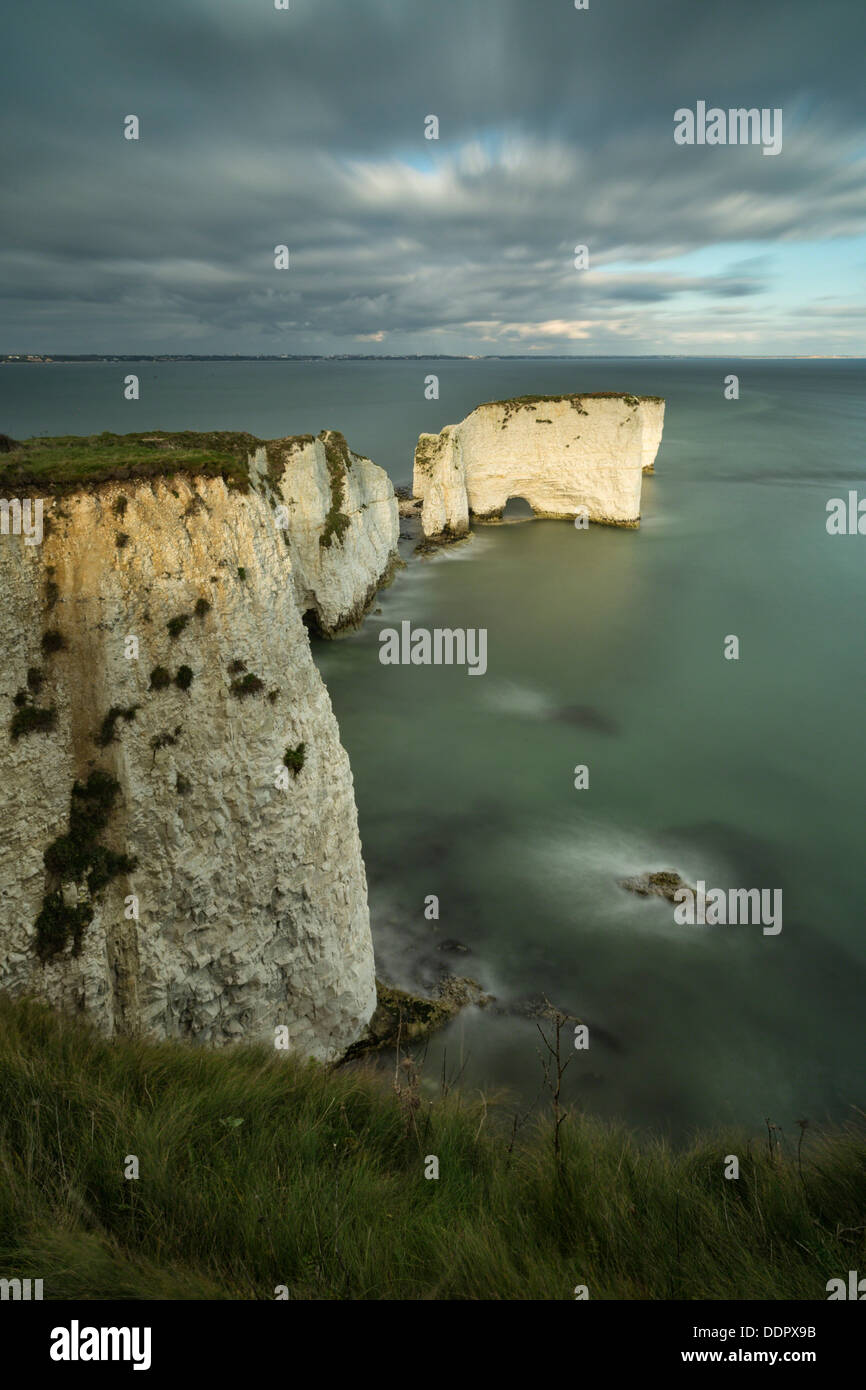 Old harry rocks aerial hi-res stock photography and images - Alamy