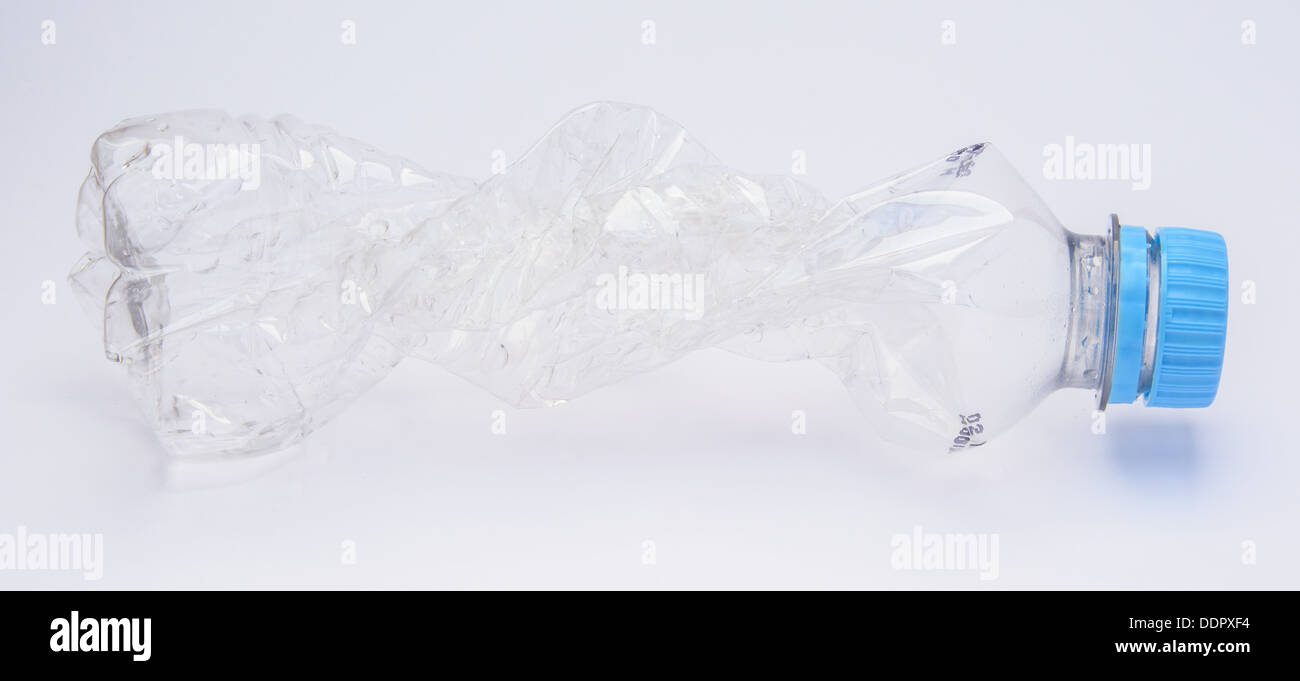 The isolated squeezed bottle on the white background Stock Photo - Alamy