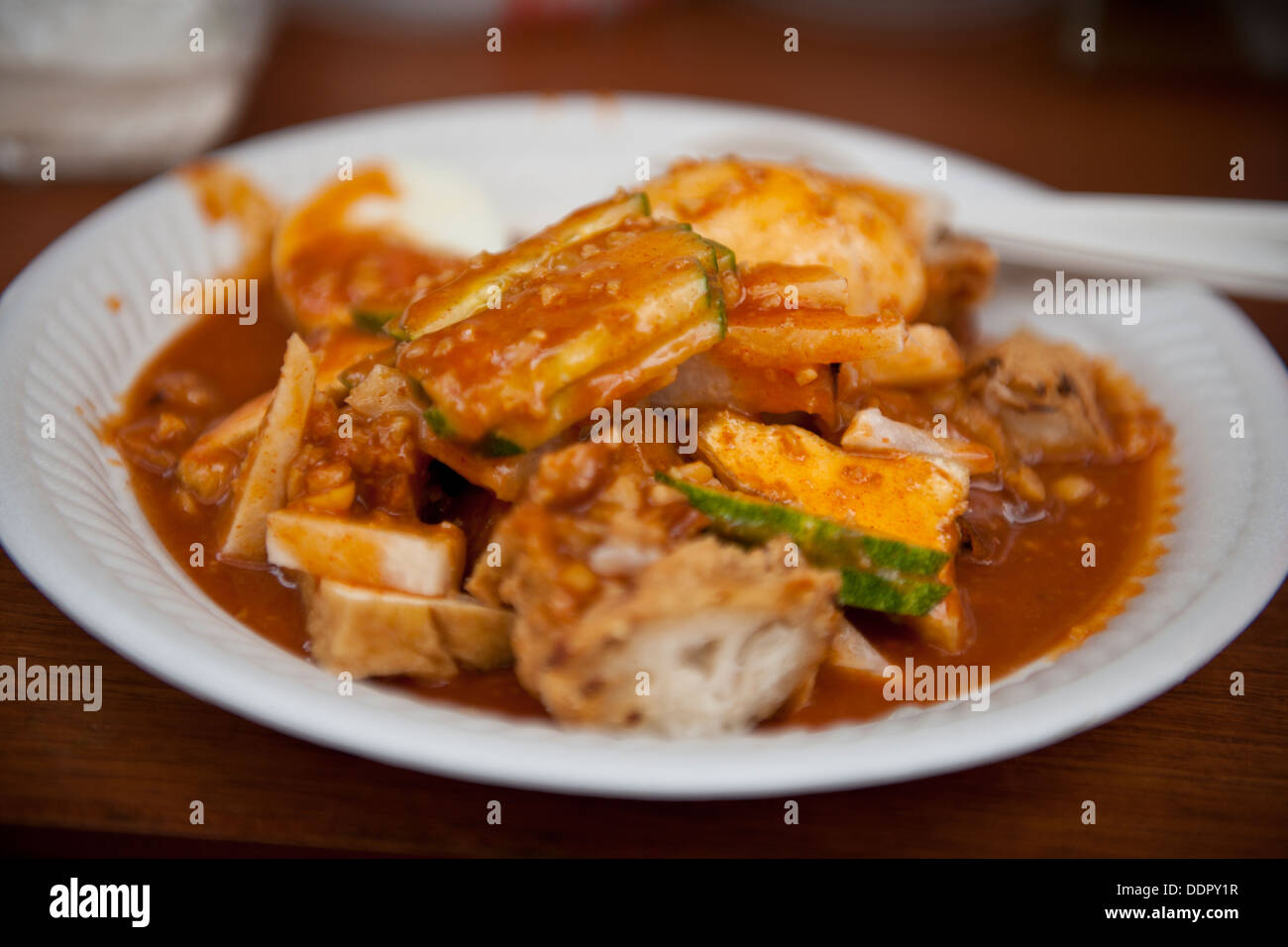 Fish curry, Penang Stock Photo - Alamy