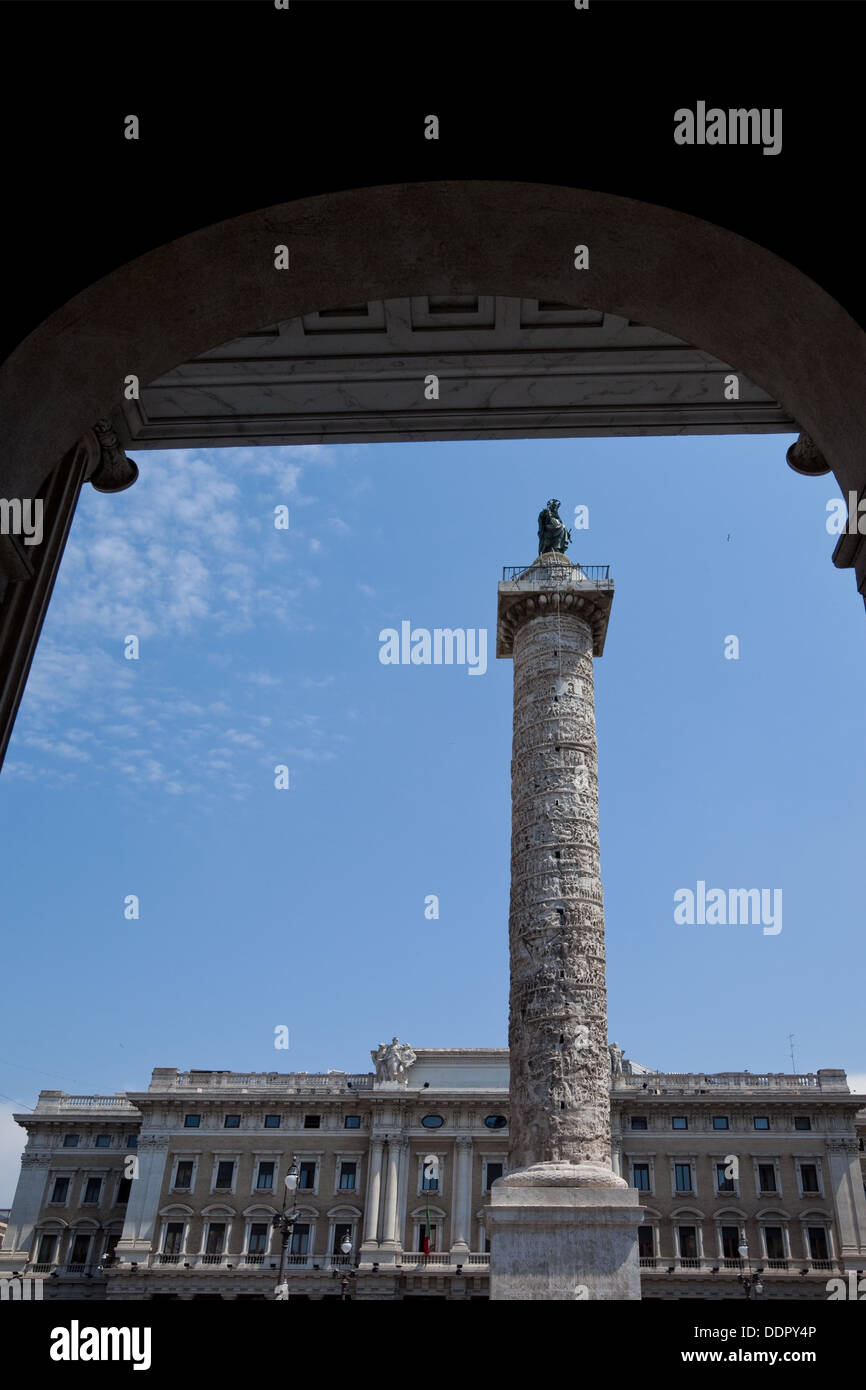 Column of marco aurelio hi-res stock photography and images - Alamy
