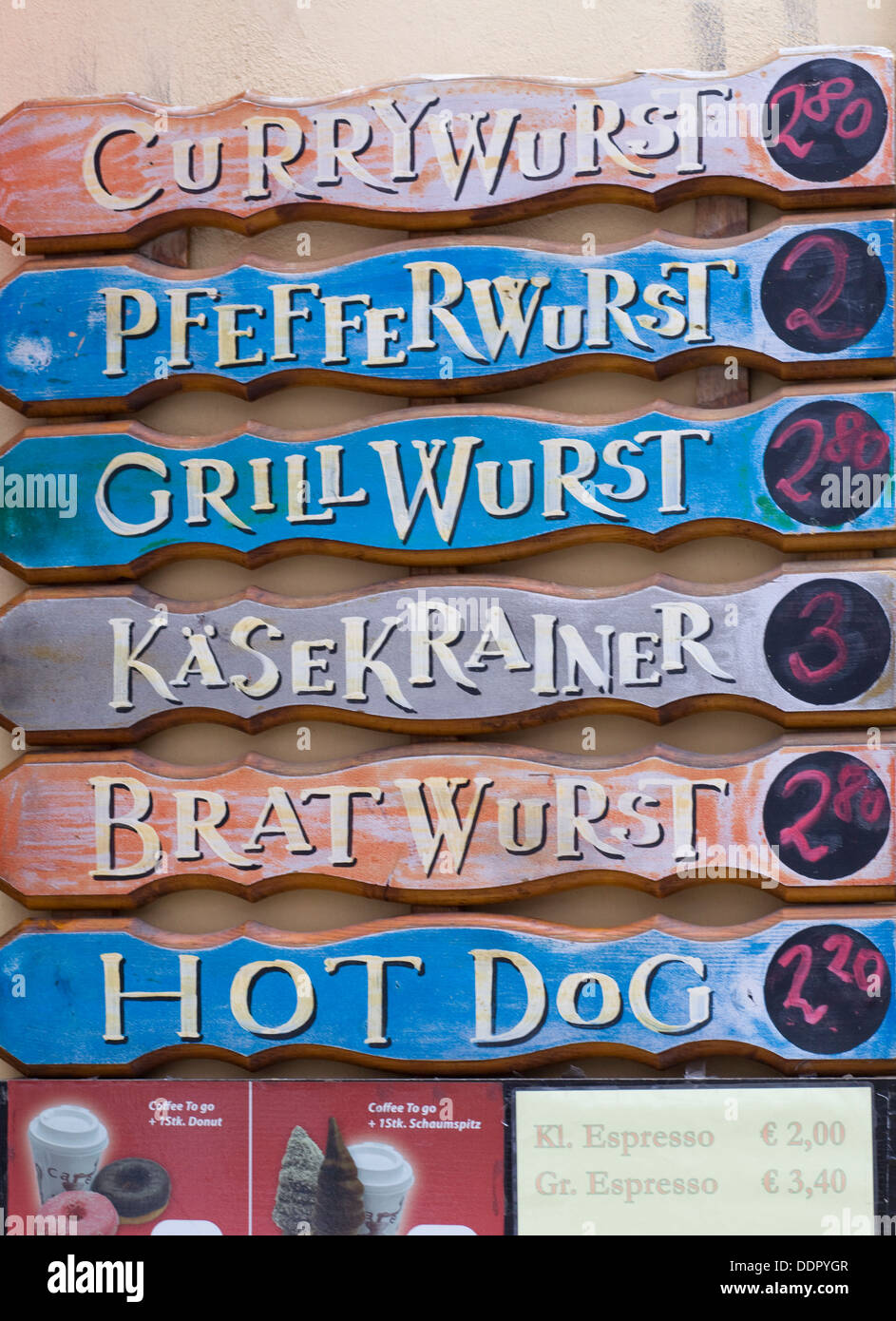 Outside fast food menu hi-res stock photography and images - Alamy