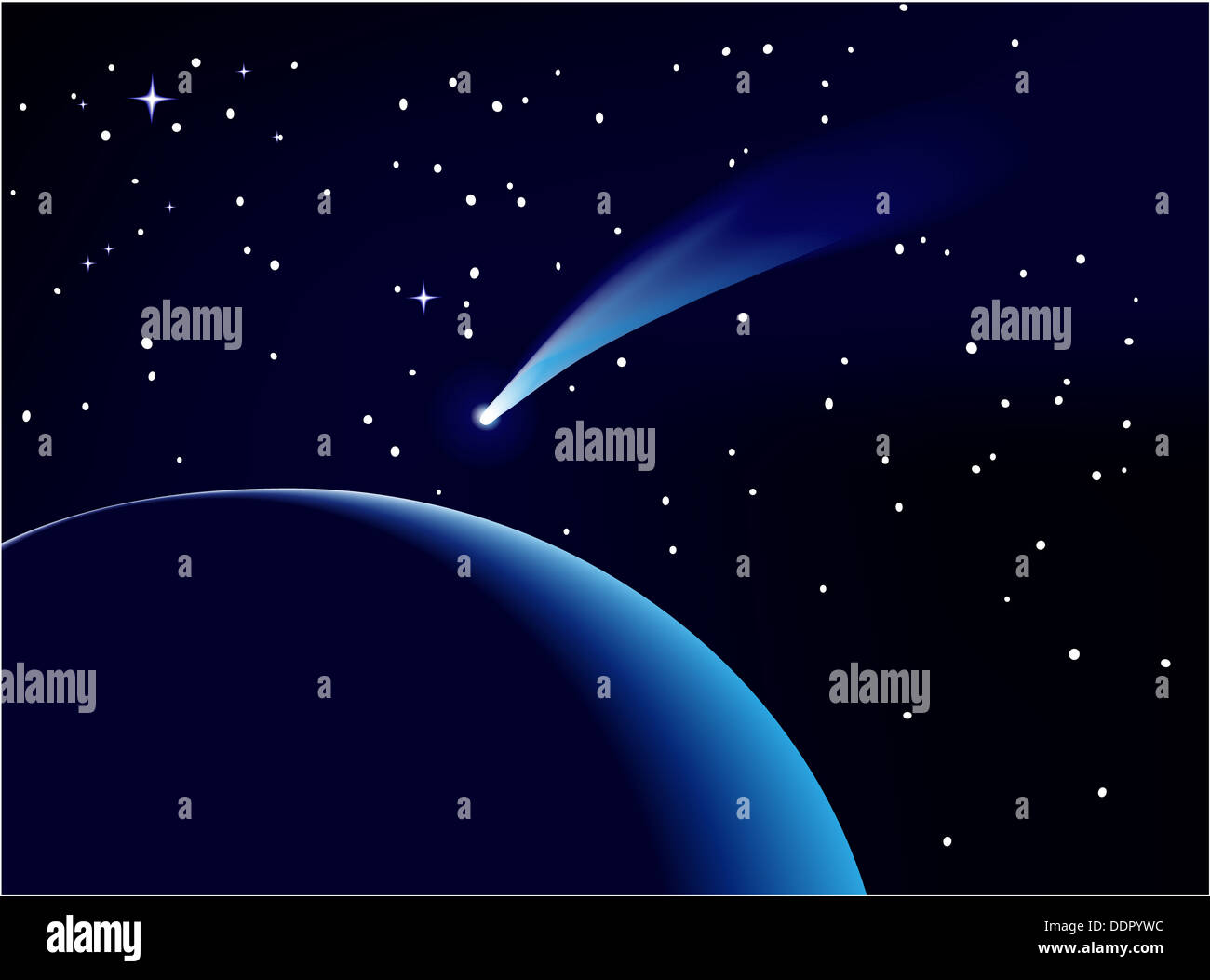 Star comet hi-res stock photography and images - Alamy