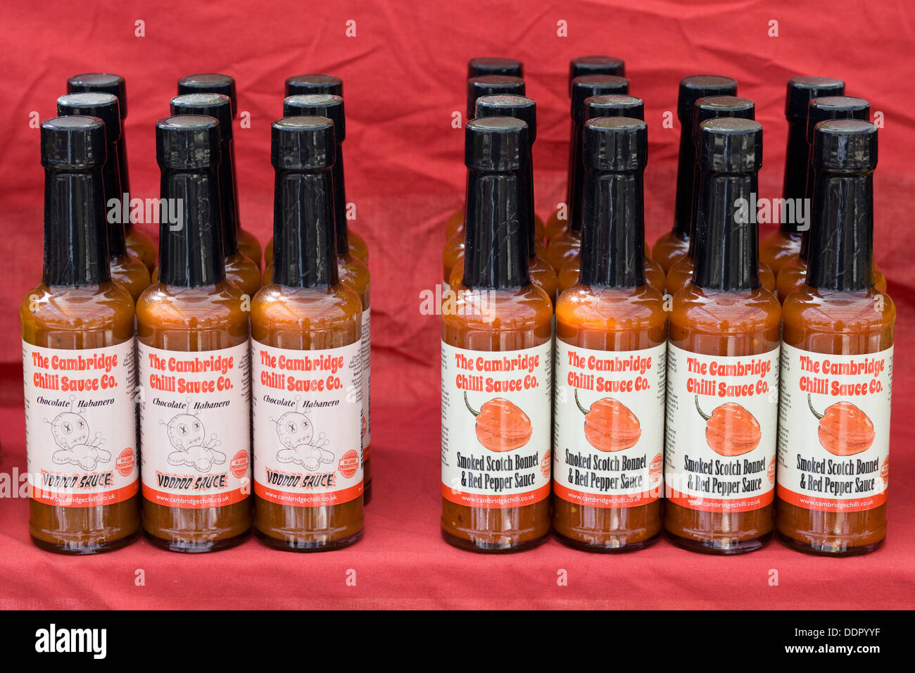 Bottles of Cambridge Chili Sauce, Smoked Scotch Bonnet & Red Pepper ...