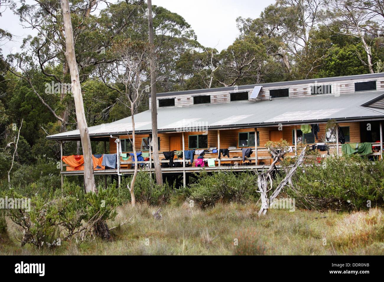 Overland track hut hi-res stock photography and images - Alamy