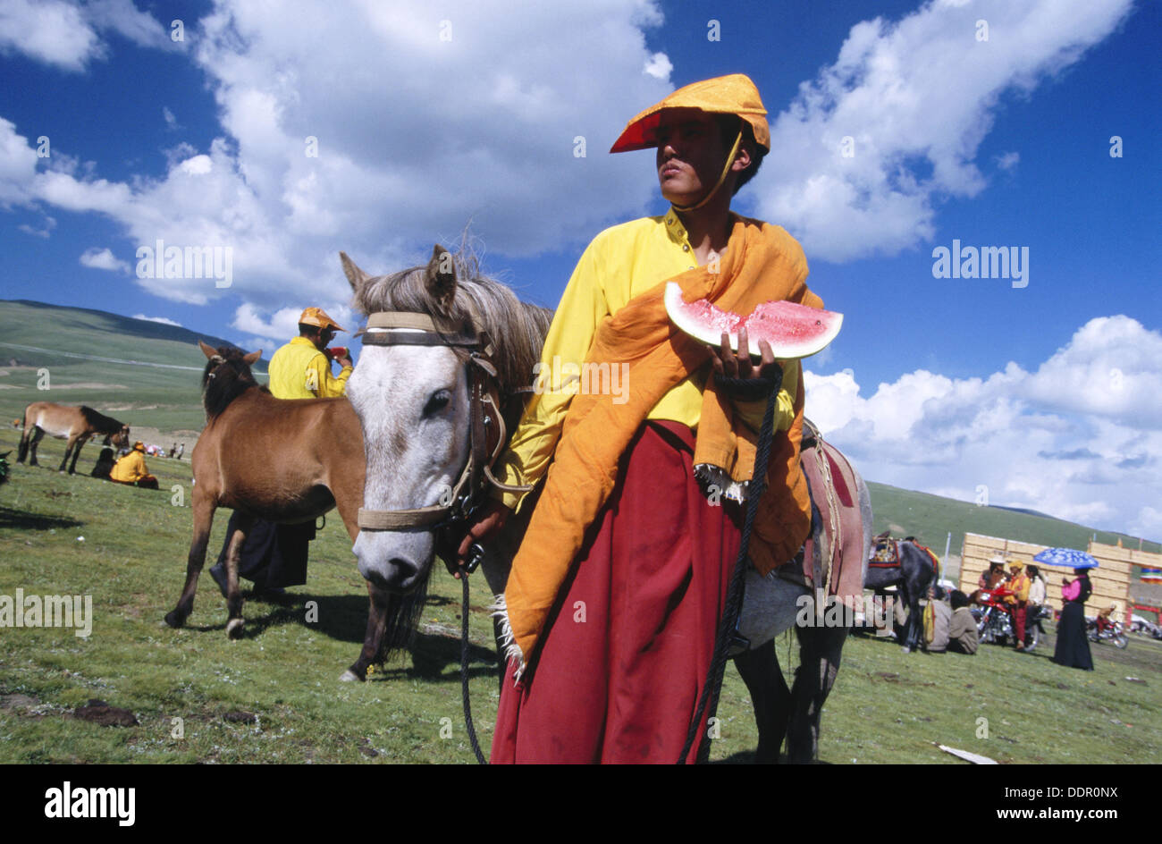 Horse festival litang tibet china hi-res stock photography and images ...