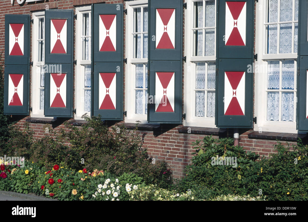 Dutch house open window hi-res stock photography and images - Alamy