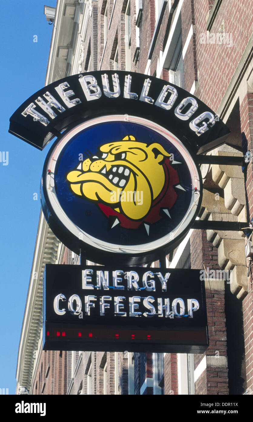 Coffee shop sign. Amsterdam, Netherlands Stock Photo - Alamy