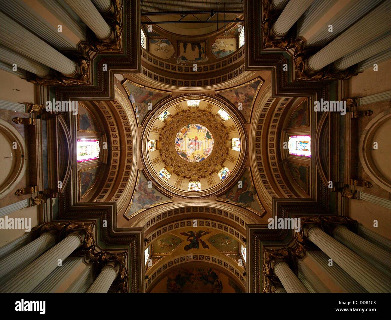 Convento de Santa Teresa la Antigua. Domo. Ciudad de México Stock Photo ...