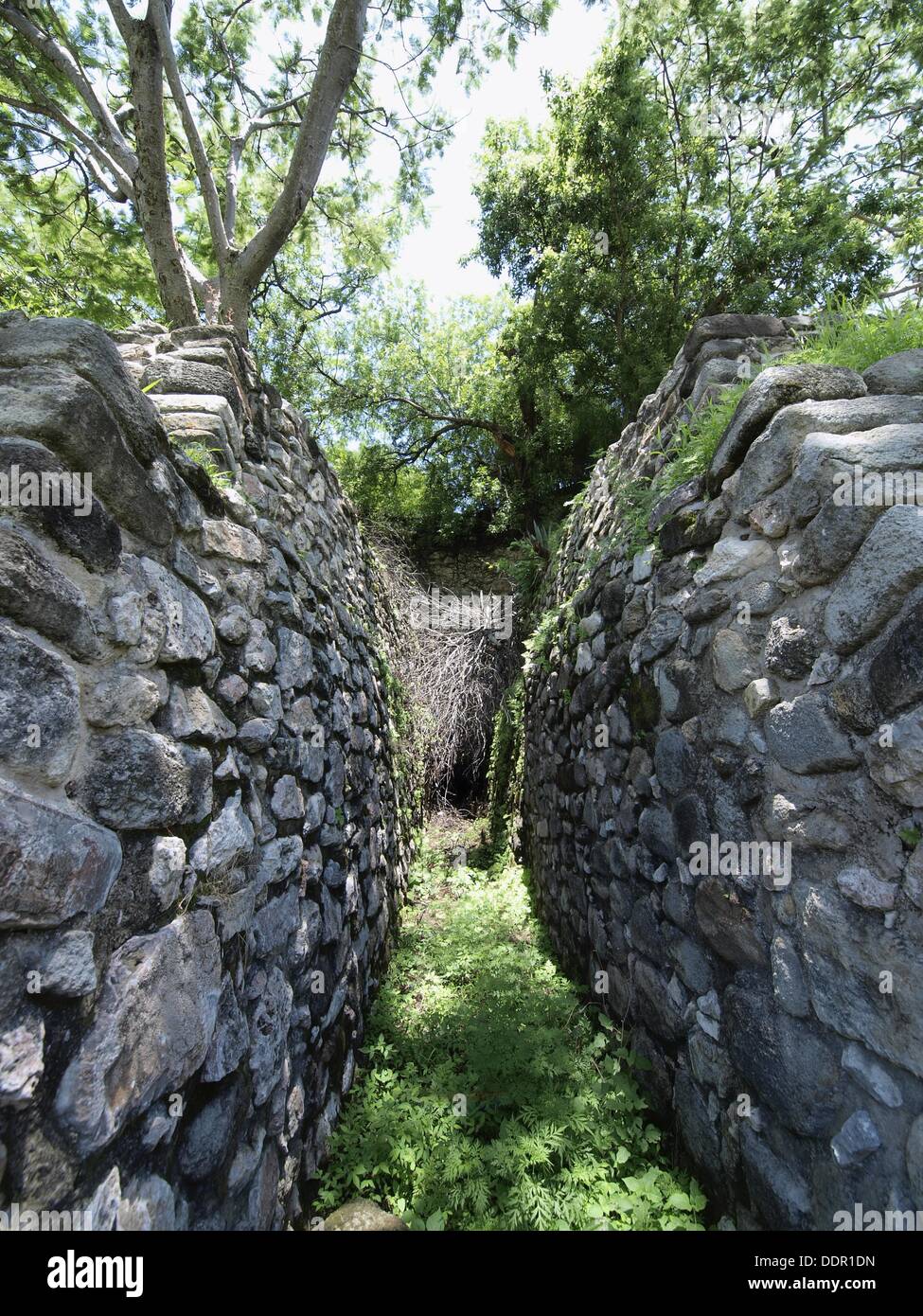 Astronomical Observatory. Xochicalco archaelogical site. Mexico Stock ...