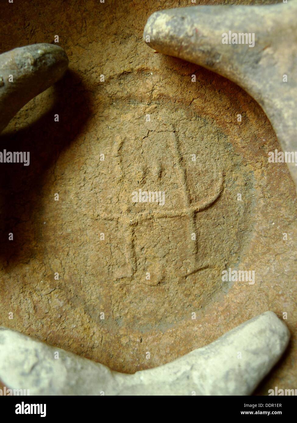 Xicalanca vessel. Museo de Sitio. Xiutetelco archaelogical site. Mexico ...