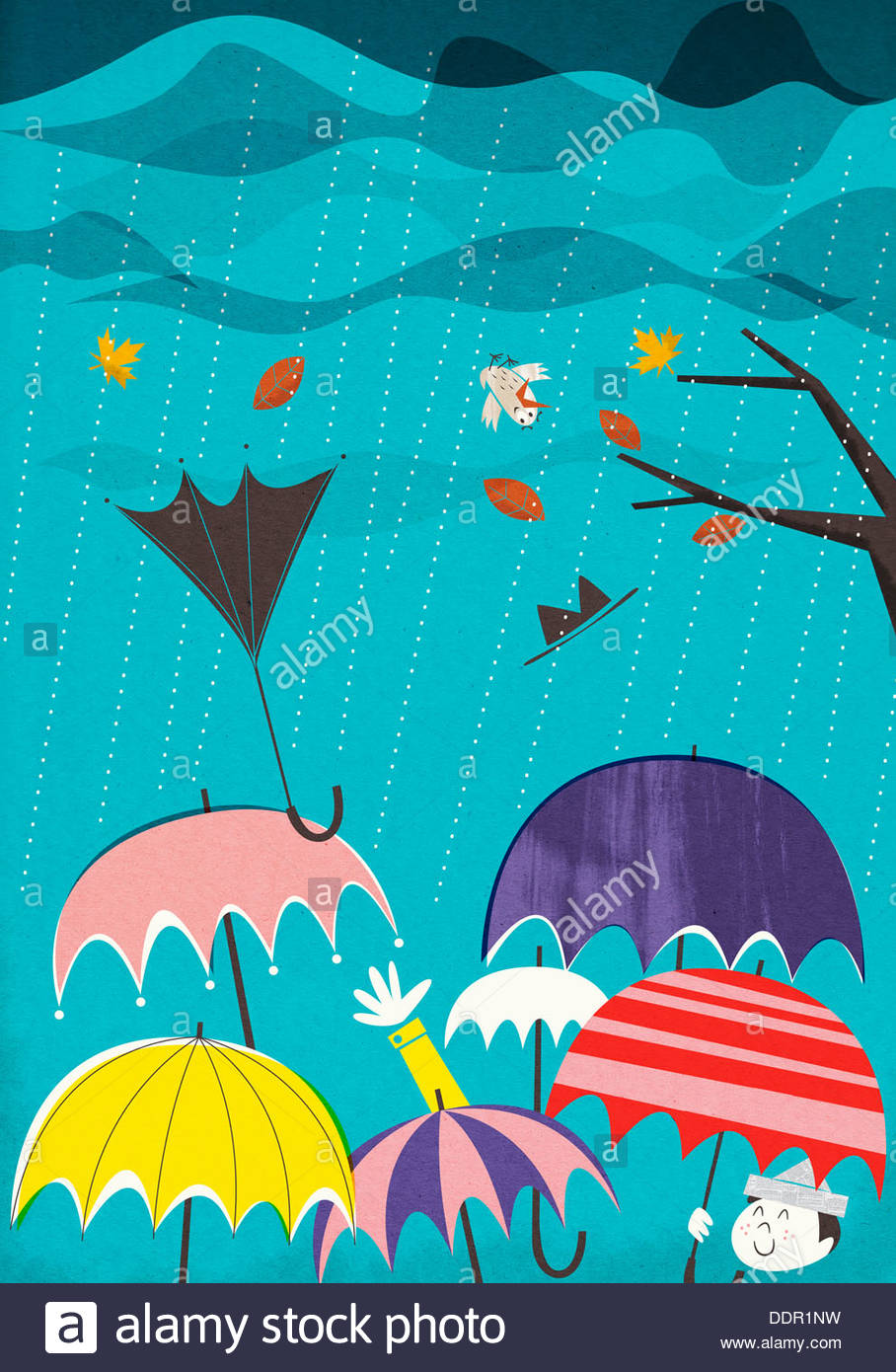 Child Wind Umbrella Stock Photos & Child Wind Umbrella Stock Images - Alamy