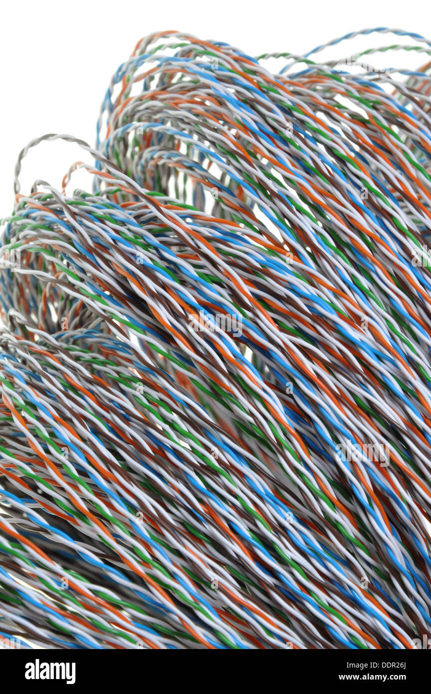 Cable network, data transmission Stock Photo - Alamy