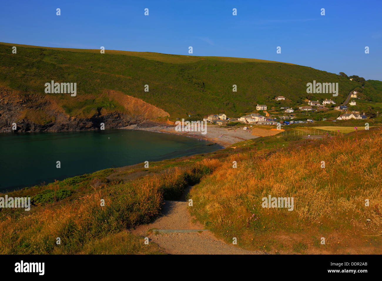 Crackington Haven beach North Cornwall between Bude and Tintagel ...