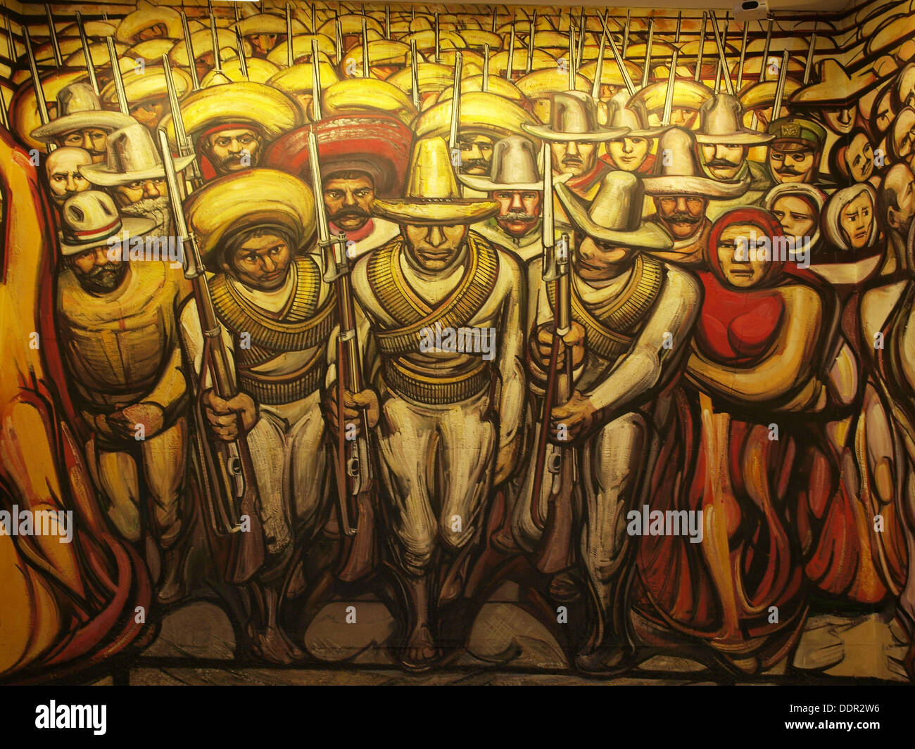 Castillo De Chapultepec Mural Stock Photos & Castillo De Chapultepec ...
