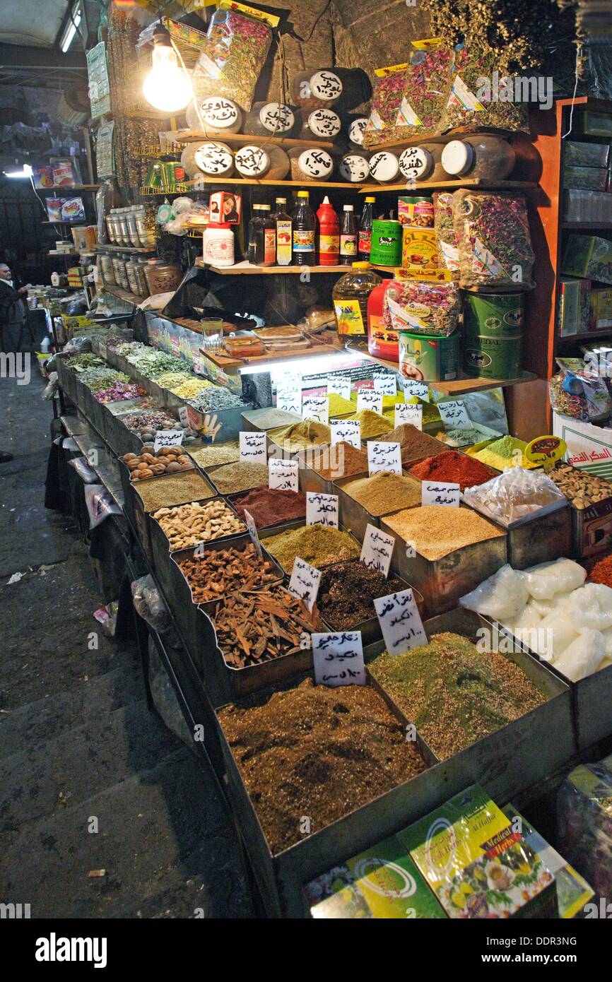Bazaar damascus middle syria asia east hi-res stock photography and ...