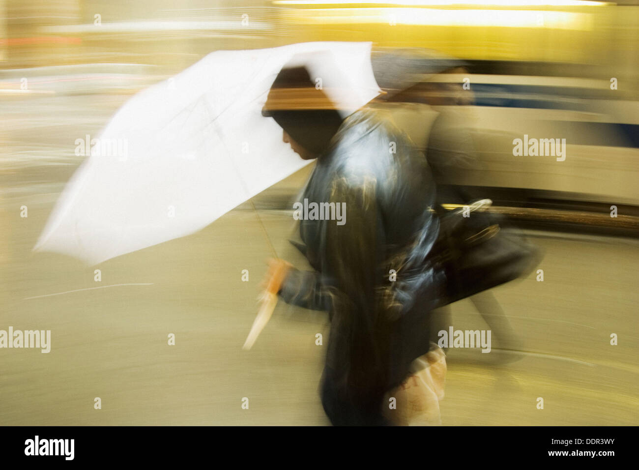 Contemporary man in storm hi-res stock photography and images - Alamy