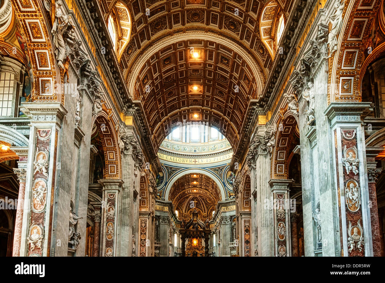 Basilica in Vatican Stock Photo - Alamy