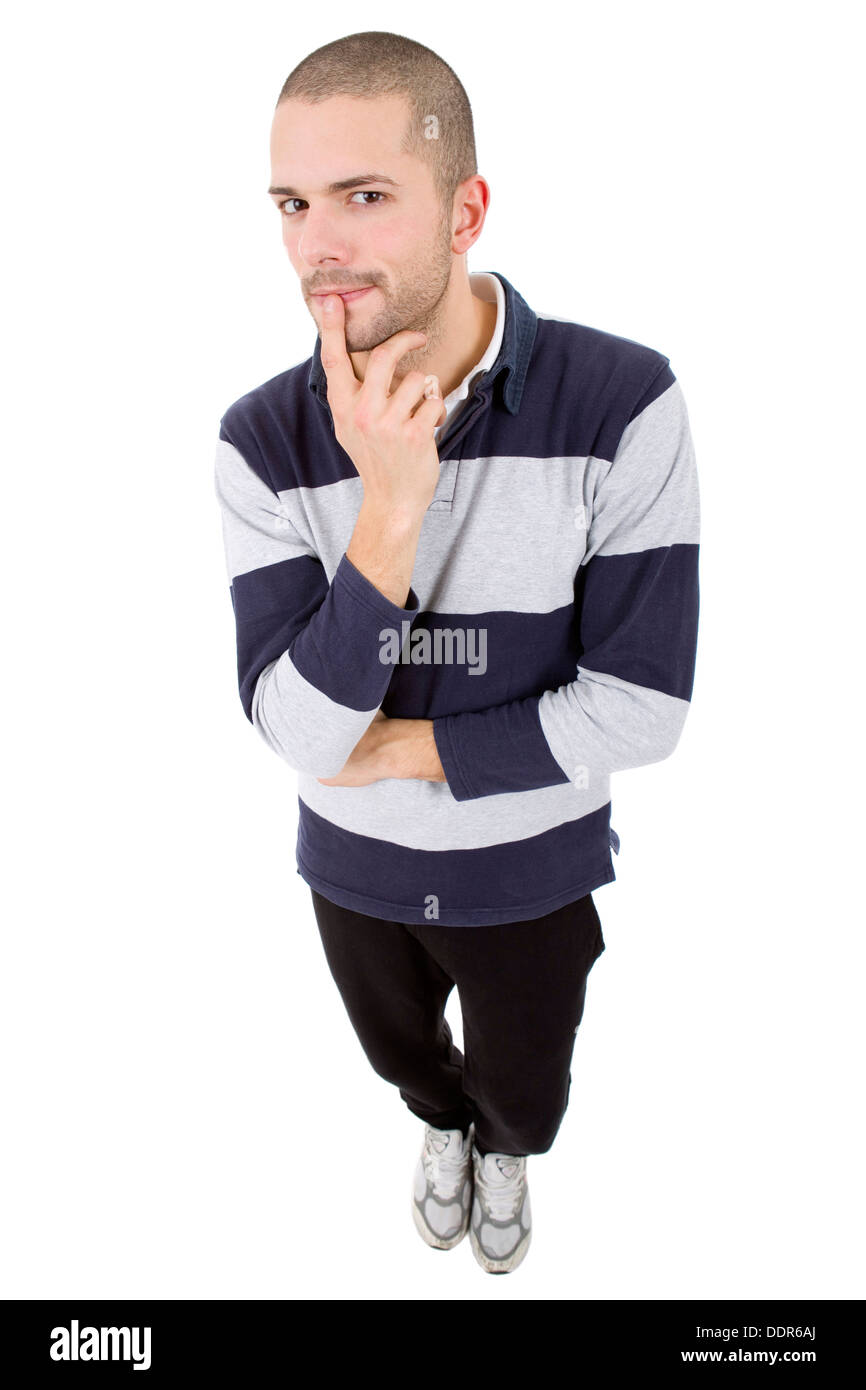 young casual man full body in a white background Stock Photo - Alamy young casual man full body in a white background Stock Photo - Alamy