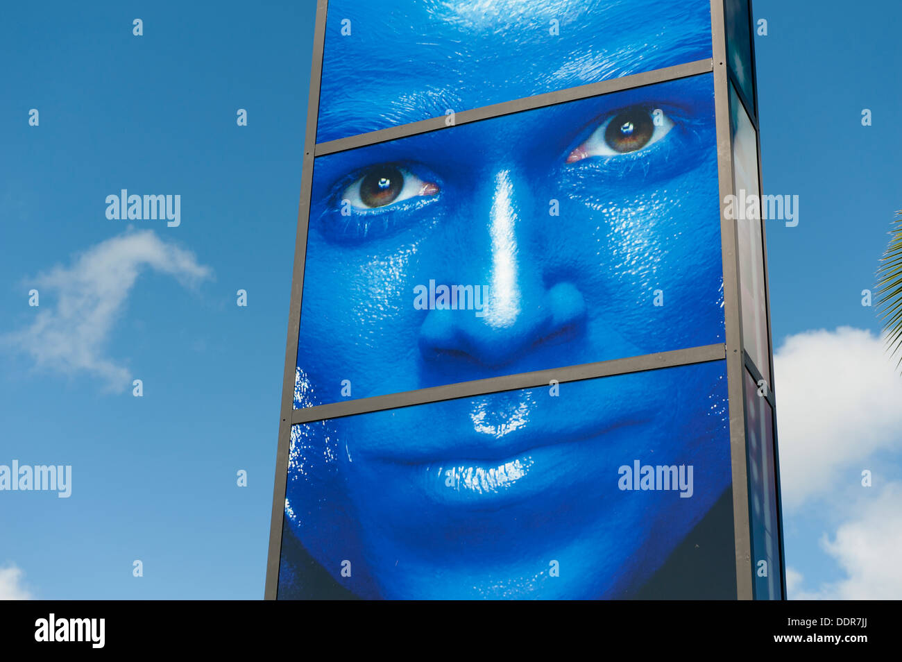 Blue Man Group Billboard at Sharp Aquos Theatre, Universal City Walk ...