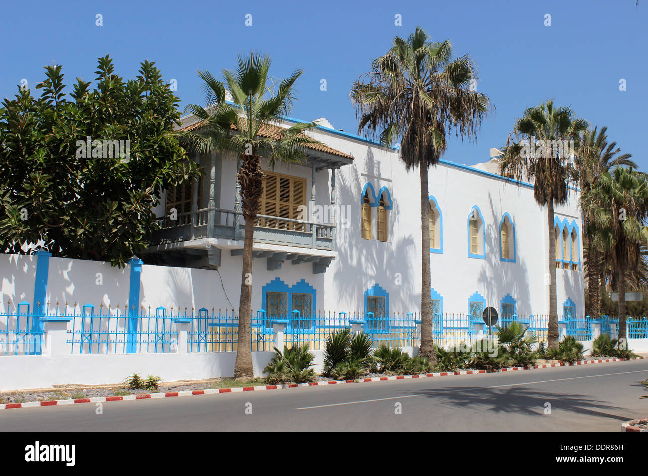 Sidi Ifni, Palace of the Governor Stock Photo - Alamy