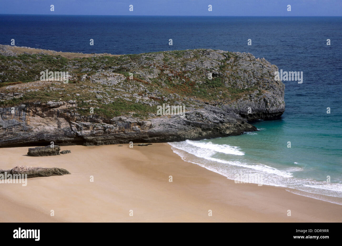 Playa de Ballota. Asturias. Spain Stock Photo - Alamy