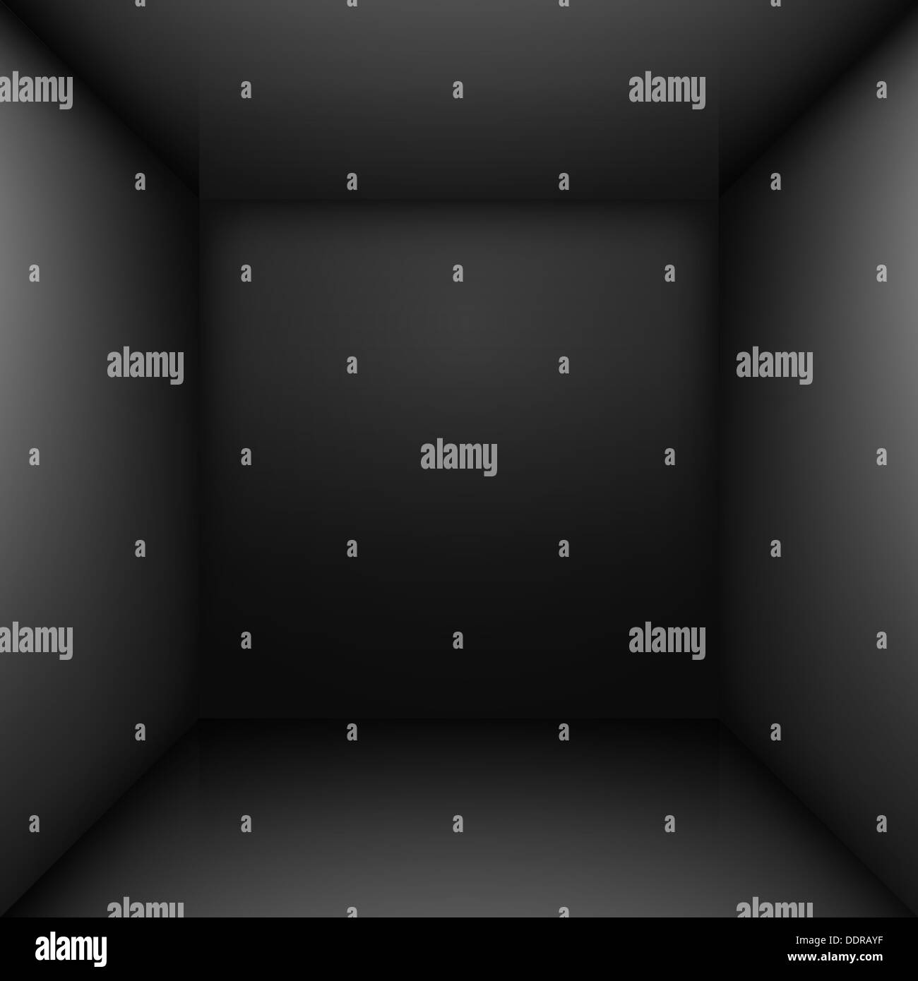 Black simple empty room interior. Illustration for design Stock Photo ...