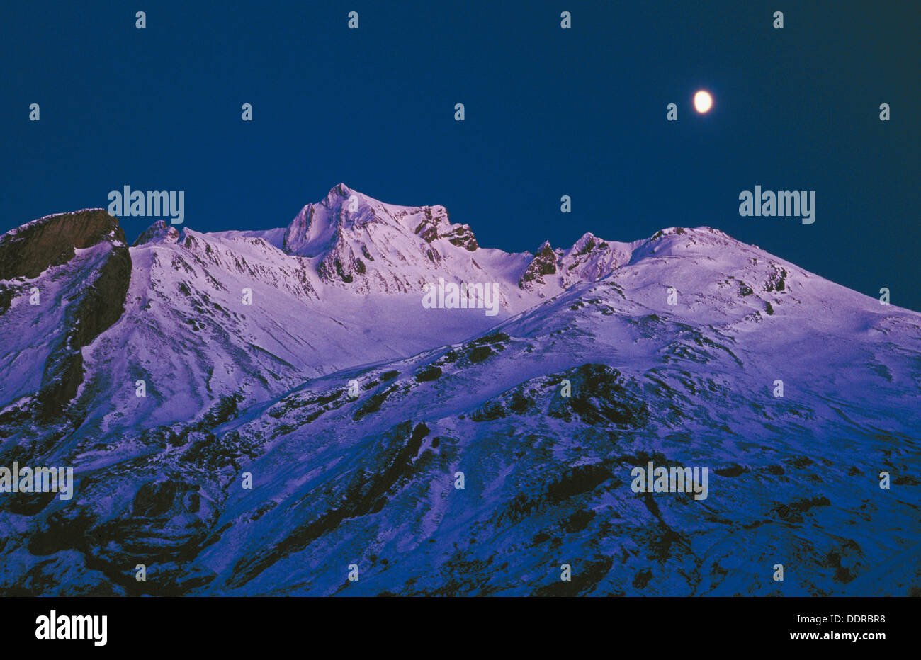 Satellite image of the alps hi-res stock photography and images - Alamy