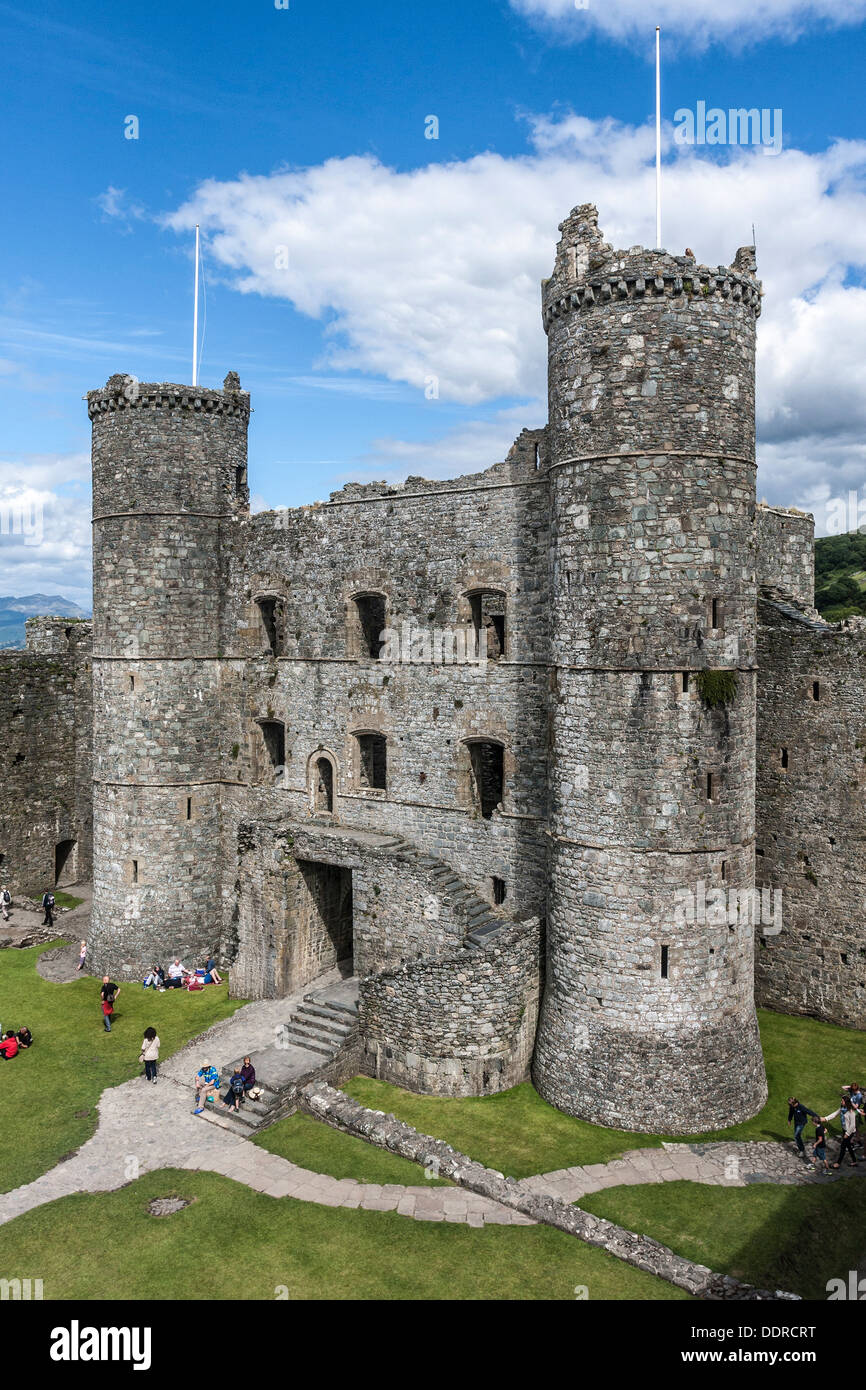 Harlech Castle, Wales Stock Photo - Alamy