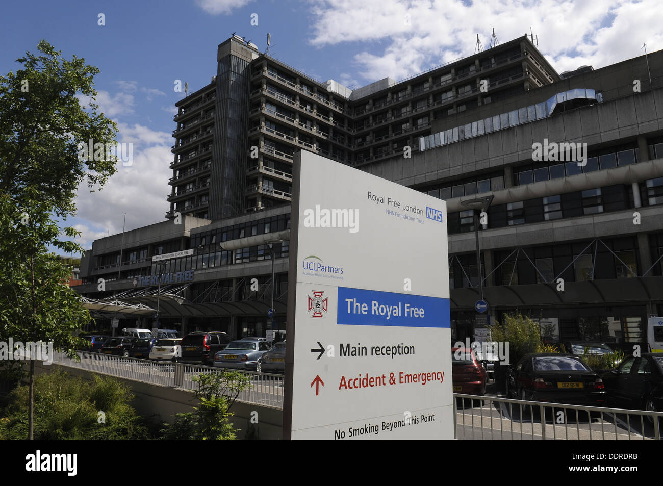 Royal Free Hospital ,Pond Street, Hampstead, London. UK Stock Photo - Alamy