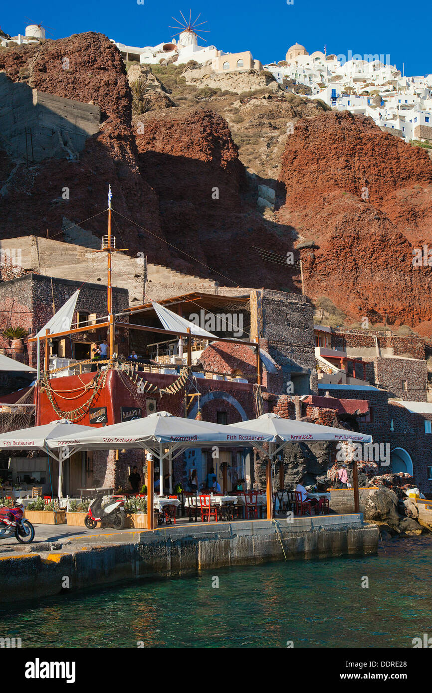 Ammoudi fish taverna santorini hi-res stock photography and images - Alamy