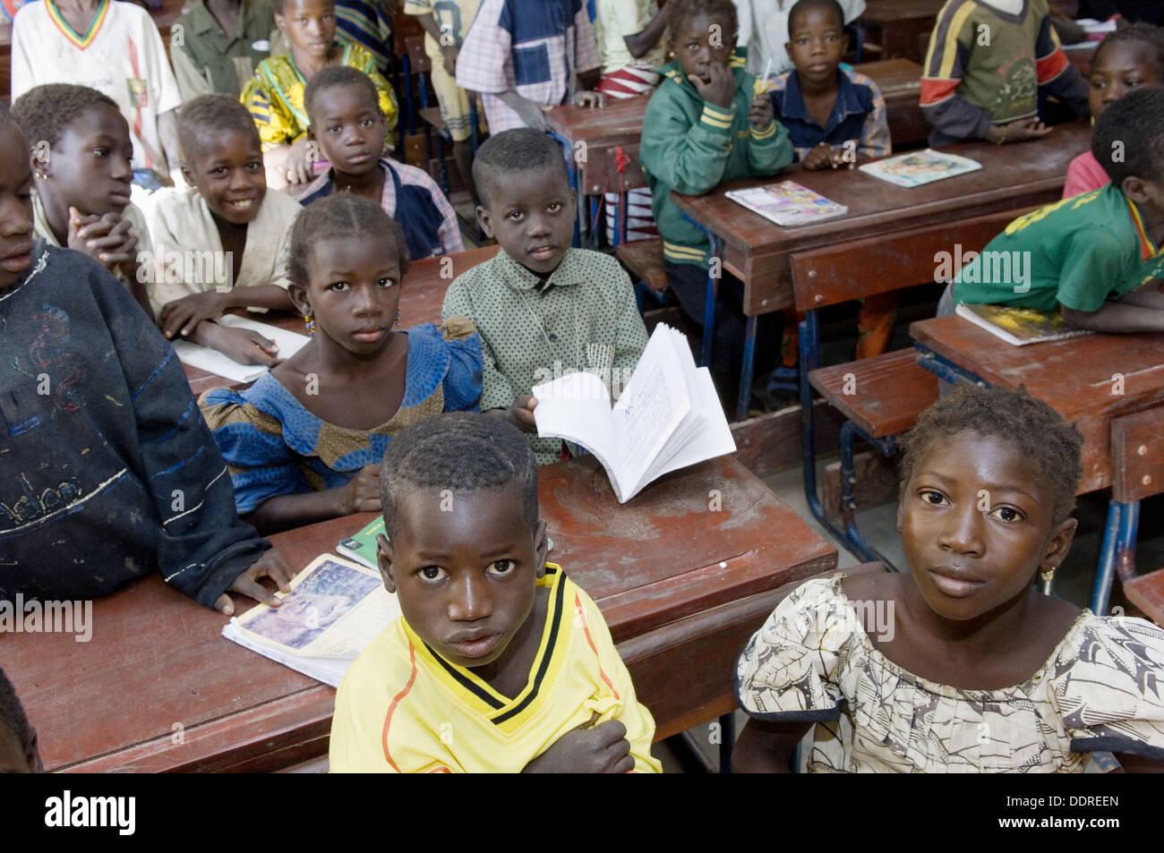 Local school, Nekena village, Mali, Africa Stock Photo - Alamy