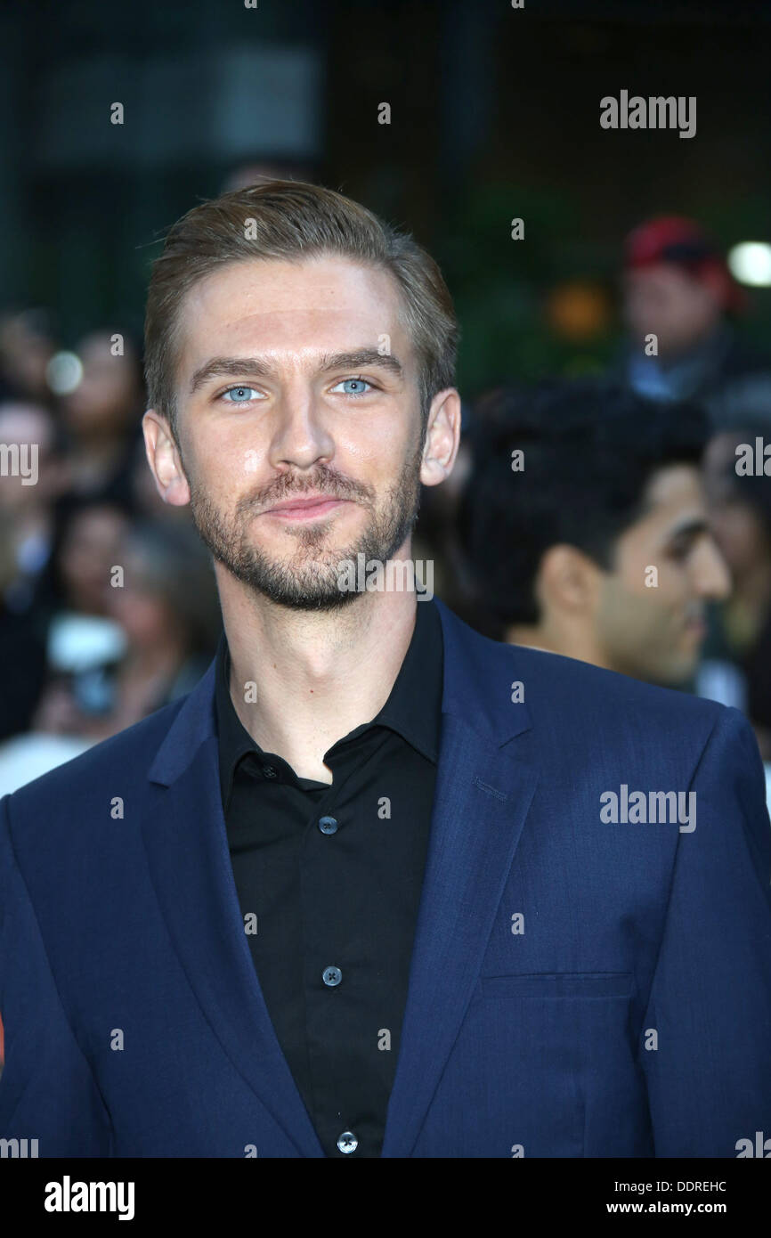 Actor Dan Stevens attends the premiere of "The Fifth Estate" during the ...