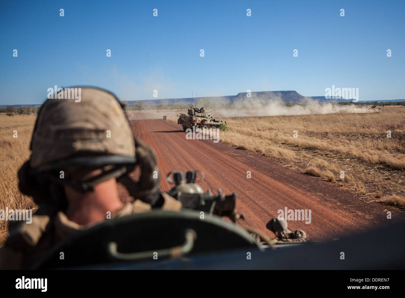 Light Armored Vehicle 25's with Weapons Co., Battalion Landing Team 2nd ...