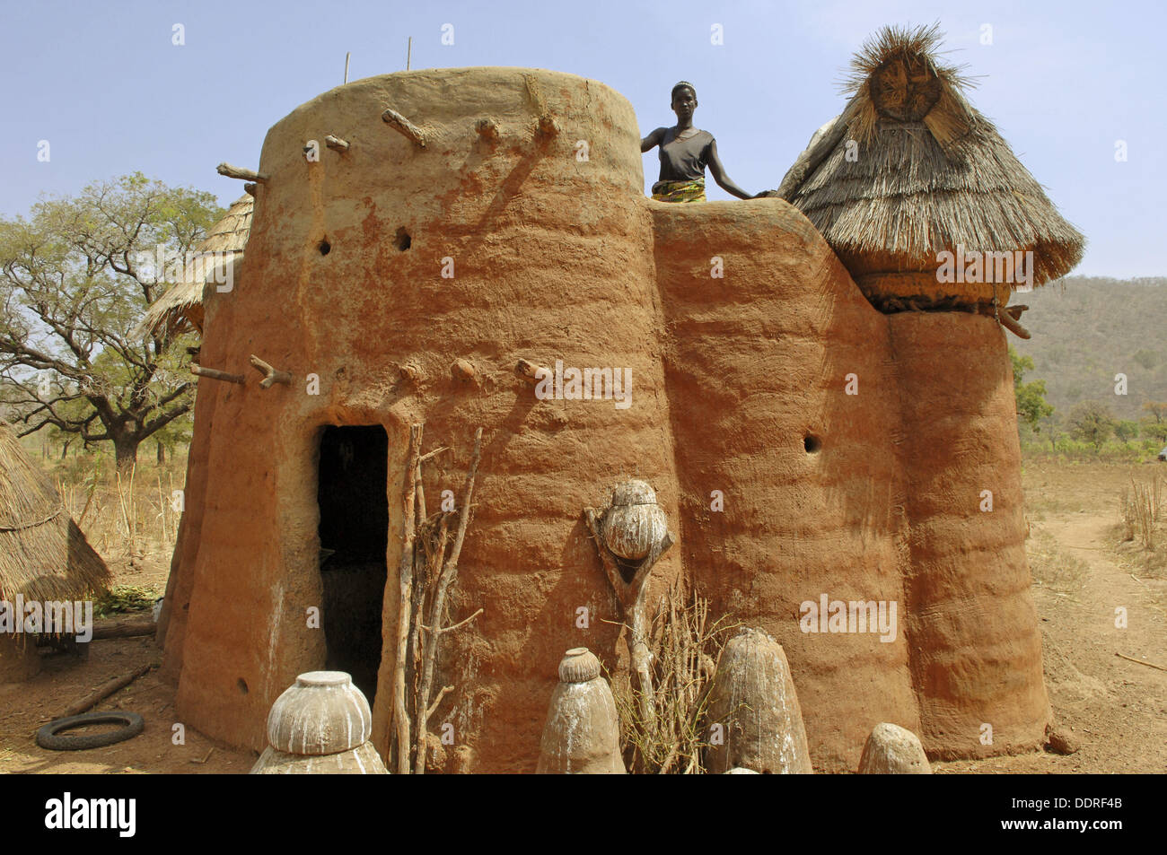 Tamberma native people hi-res stock photography and images - Alamy