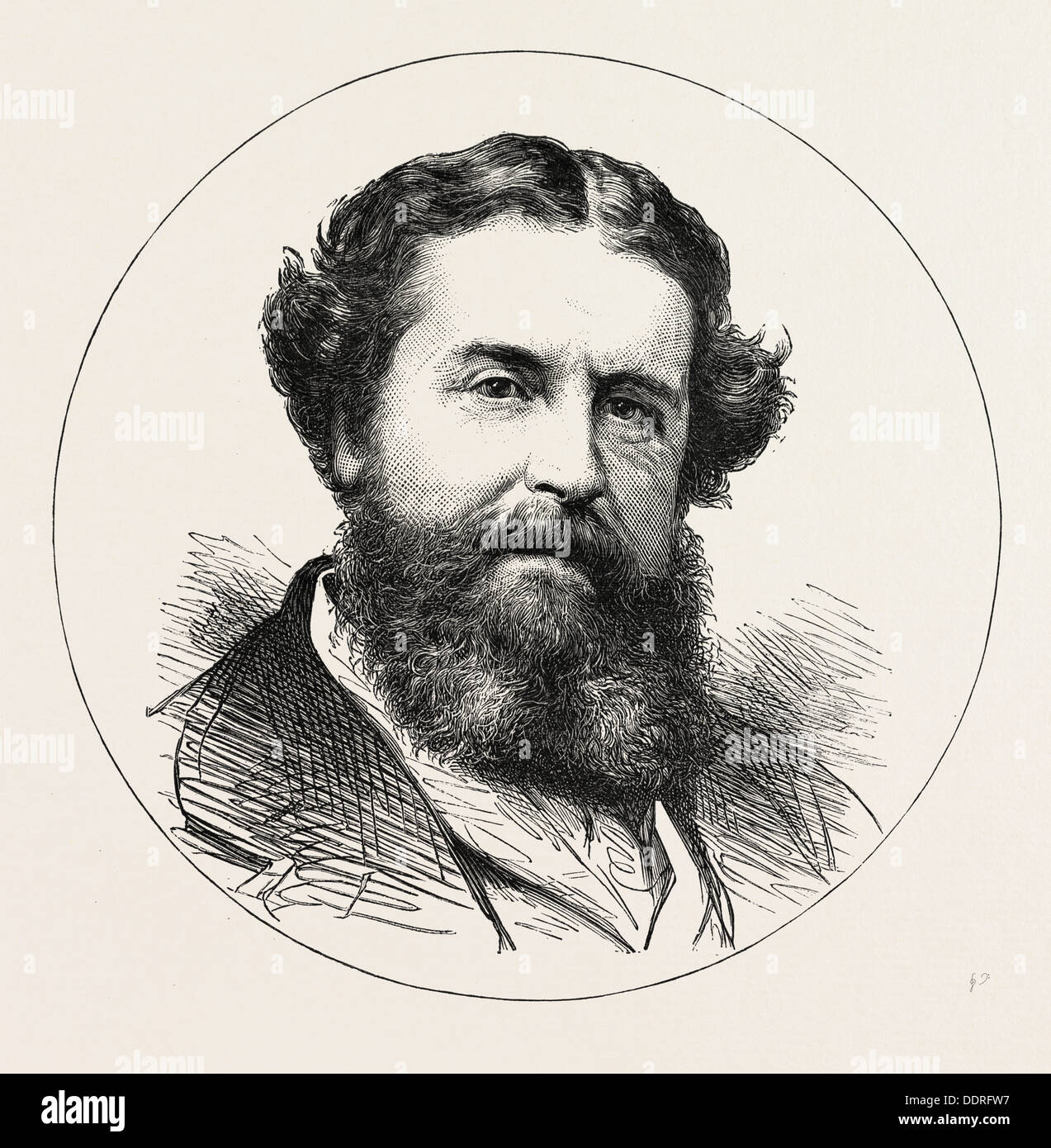 DR. GUENEAU DE MUSSY, 1873 engraving Stock Photo - Alamy