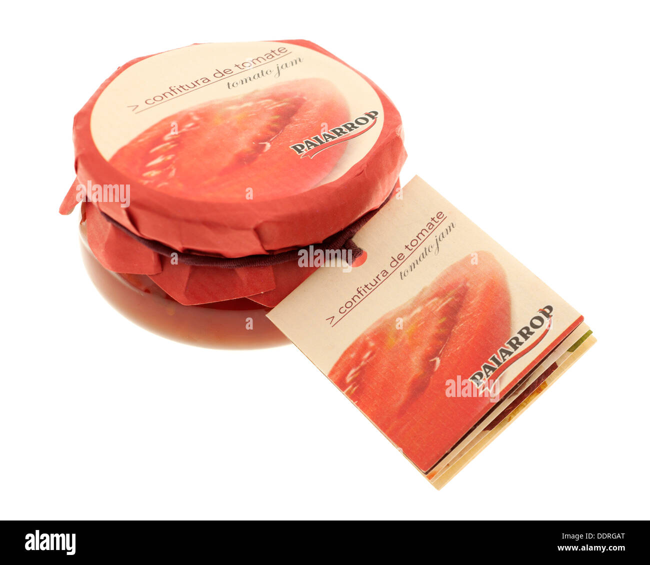 Jar of Paiarrop spanish tomato jam Stock Photo - Alamy