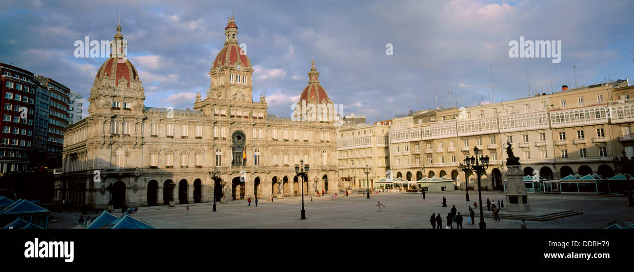 City hall in maria pita square hi-res stock photography and images - Alamy