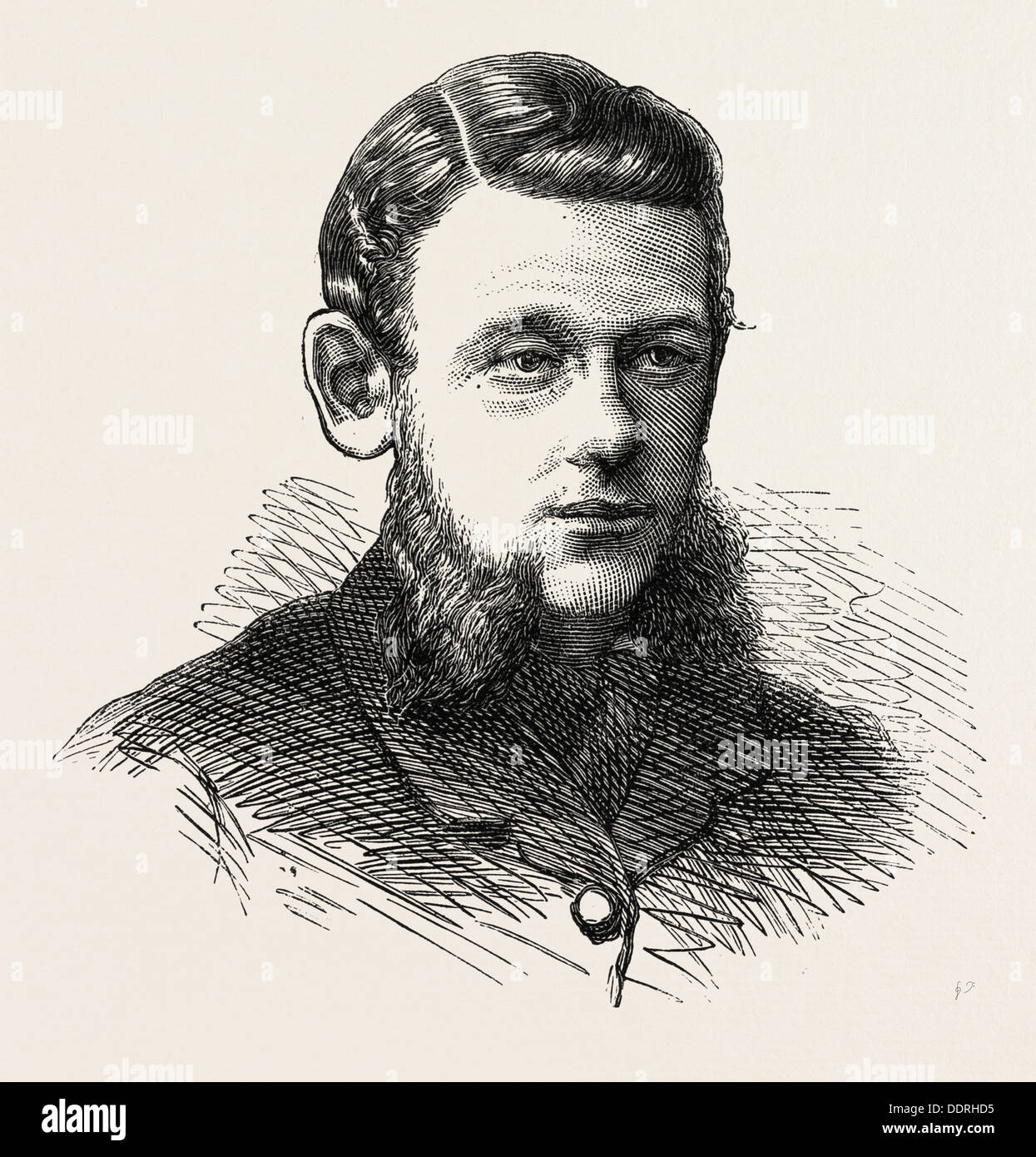 THE LATE CAPTAIN KNOWLES, COMMANDER OF THE NORTHFLEET, 1873 engraving ...