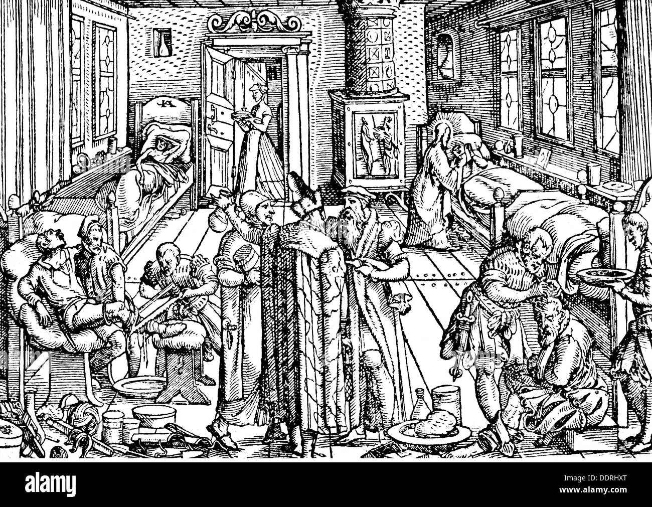 16th century hospital medical hi-res stock photography and images - Alamy